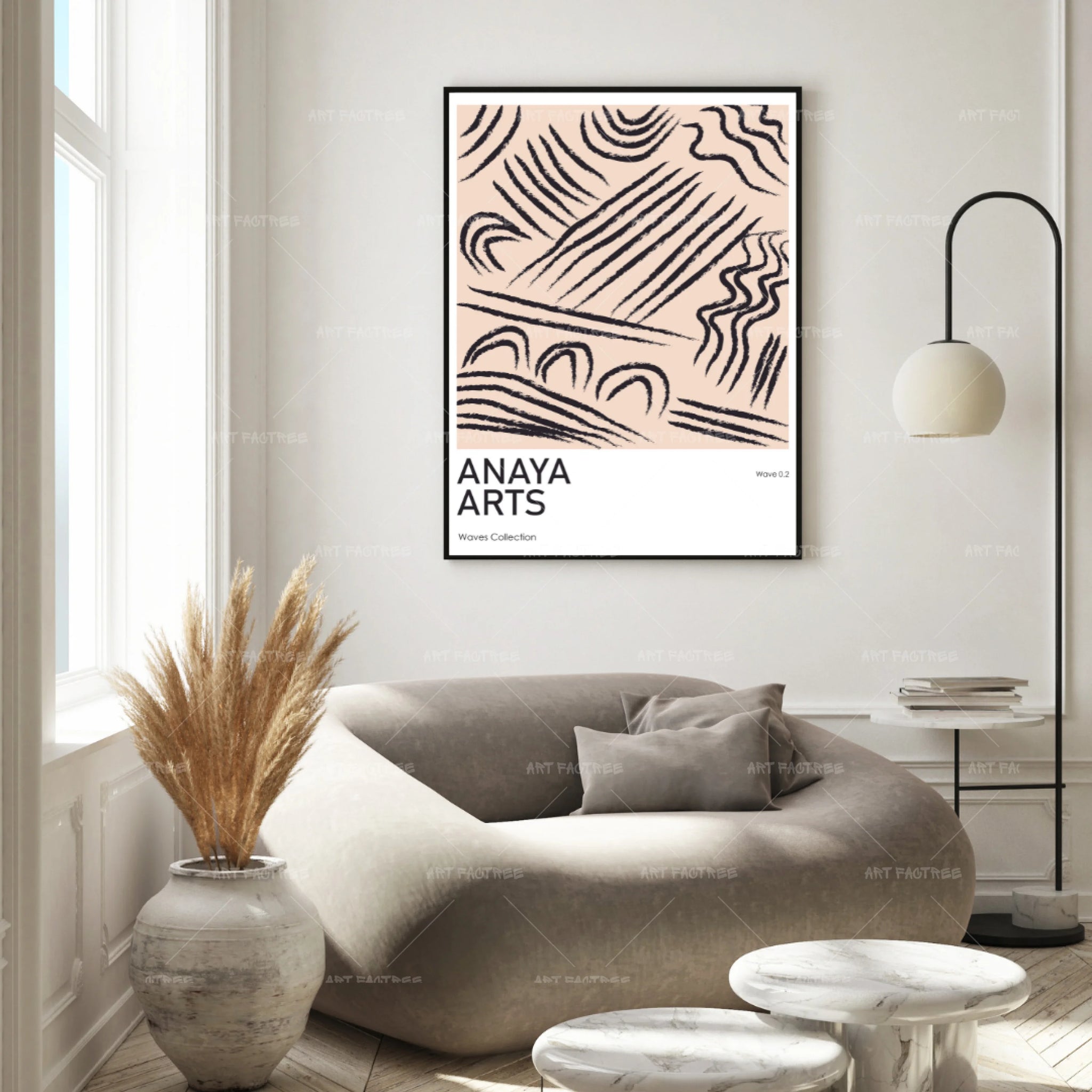 Anaya Arts Waves 2.0 | Print and Canvas Wall Art For Home and Office