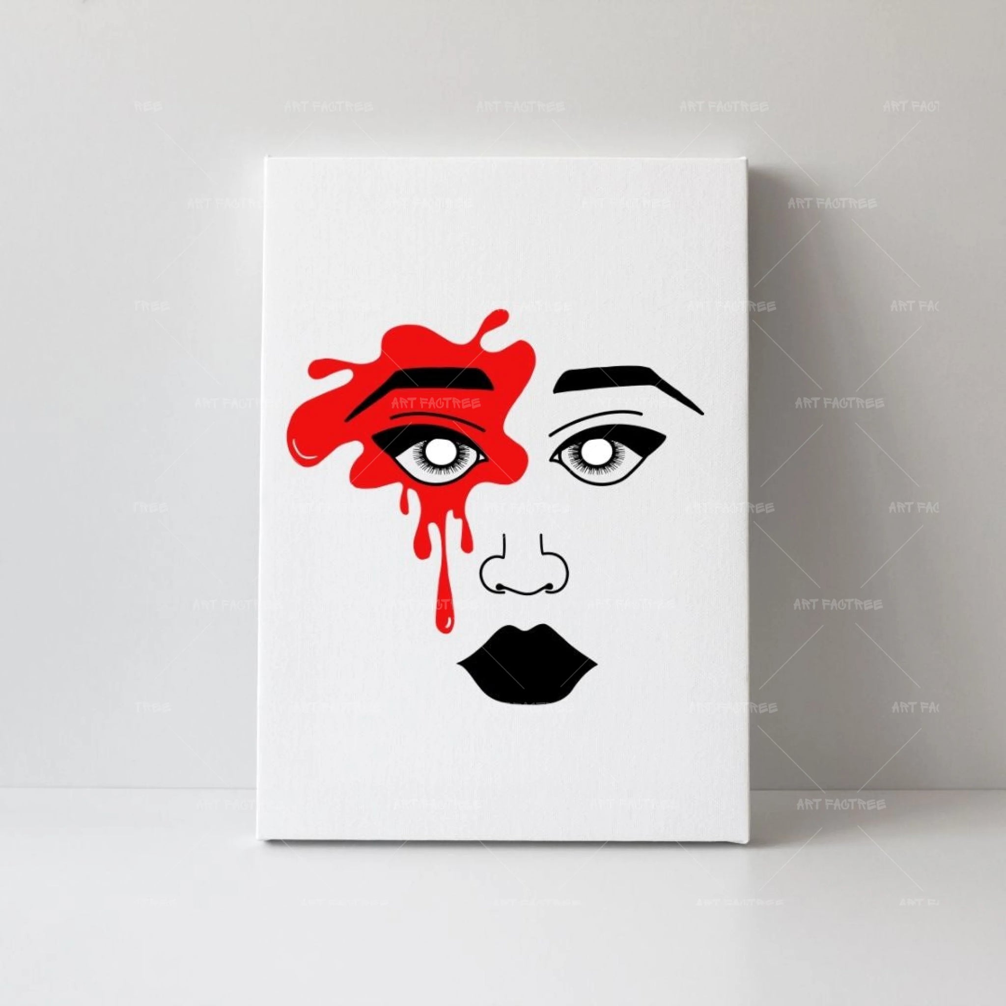 Anaya Arts Eye Bleed | Print and Canvas Wall Art For Home and Office