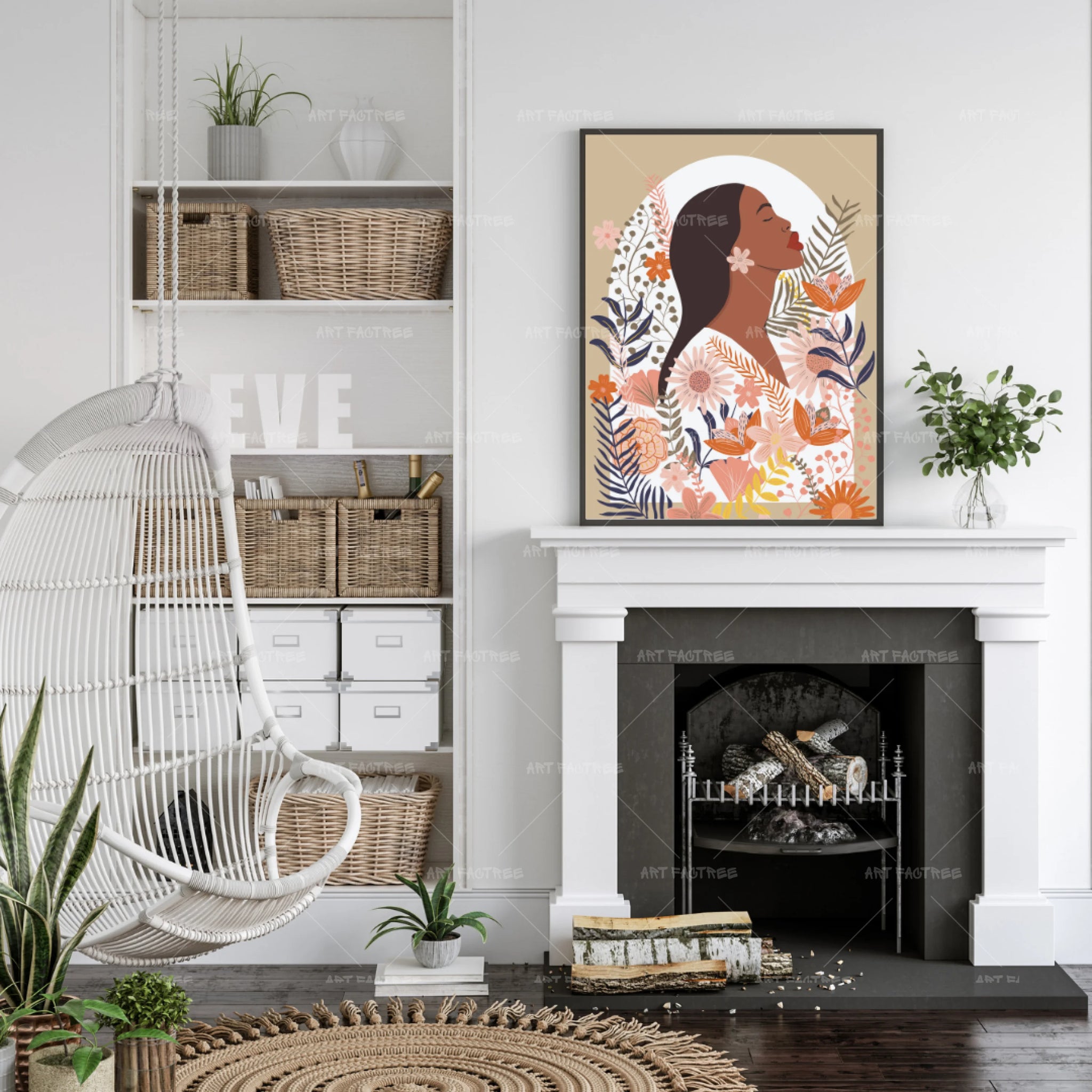 Anaya Arts Flower Child | Print and Canvas Wall Art For Home and Office