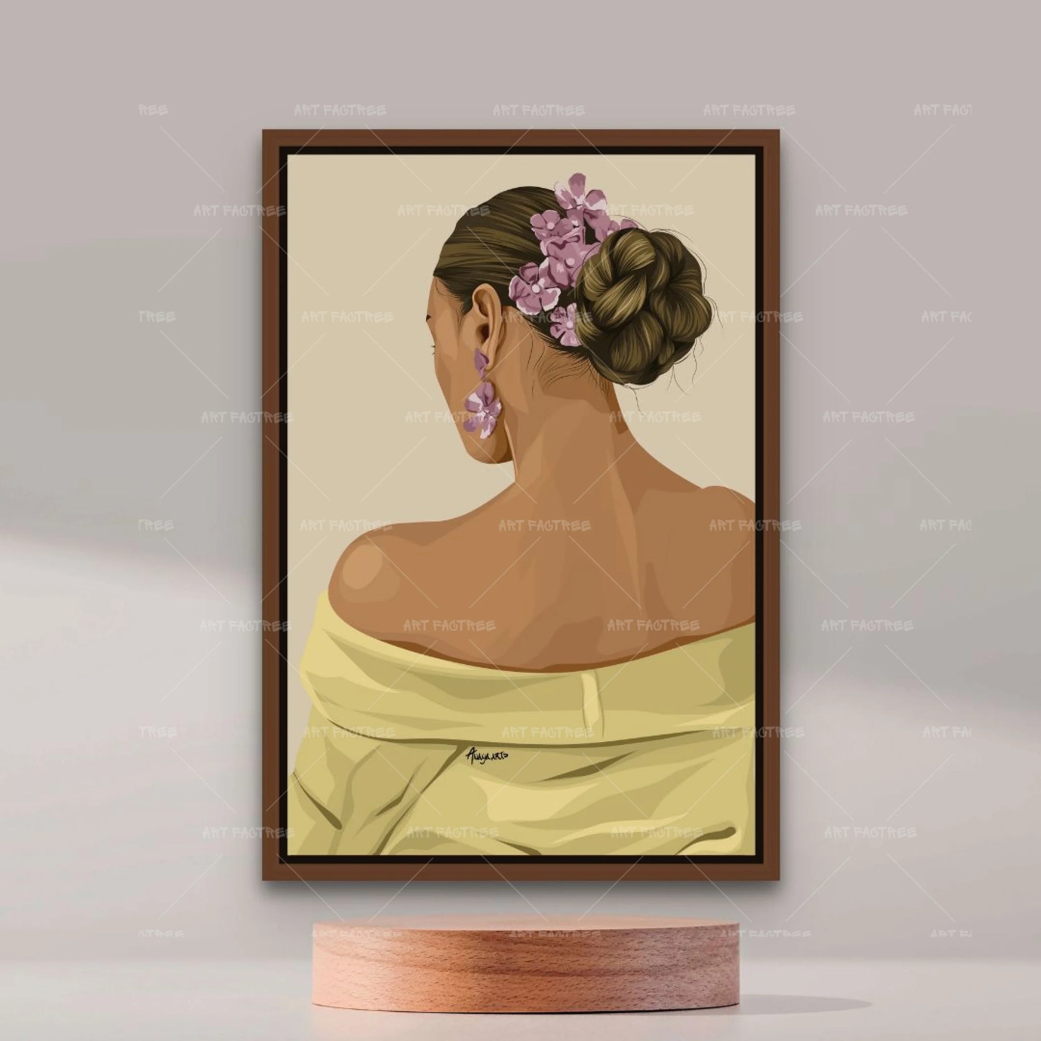 Anaya Arts Flower Crown | Print and Canvas Wall Art For Home and Office