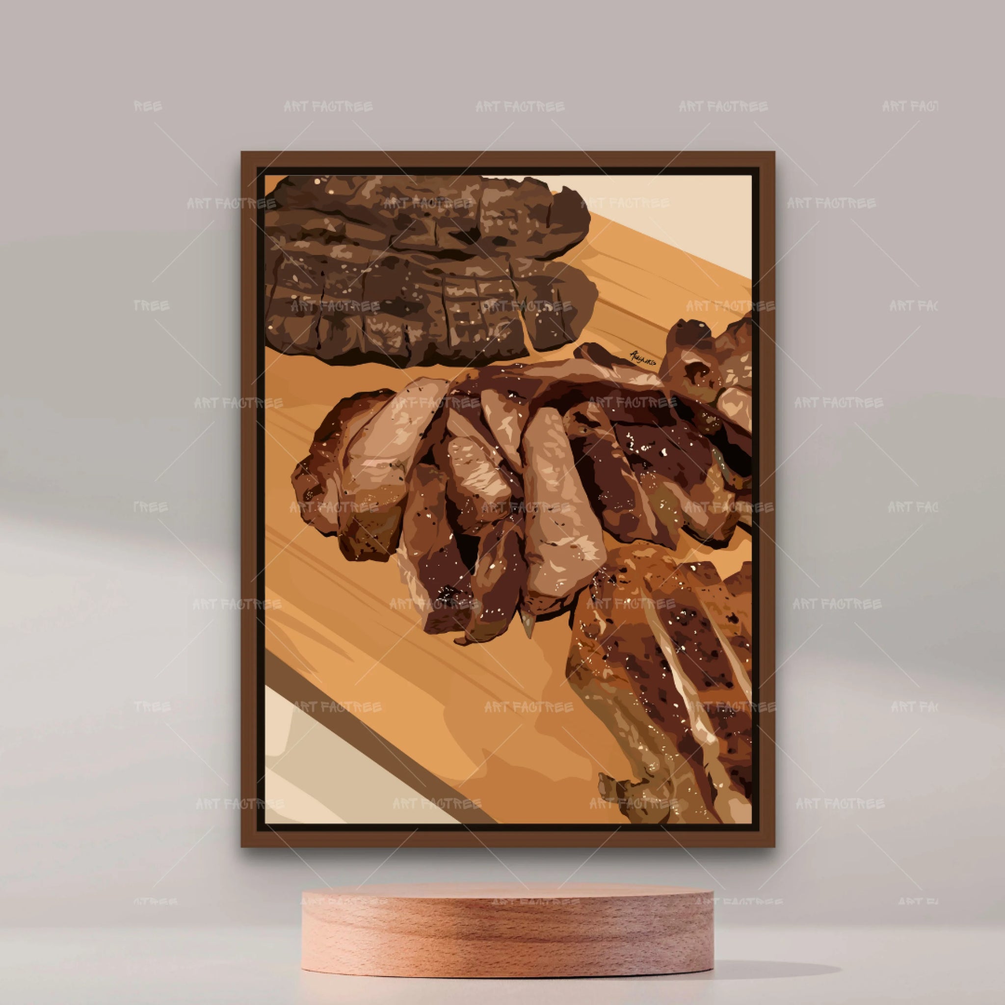 Anaya Arts Meat Lover | Print and Canvas Wall Art For Home and Office