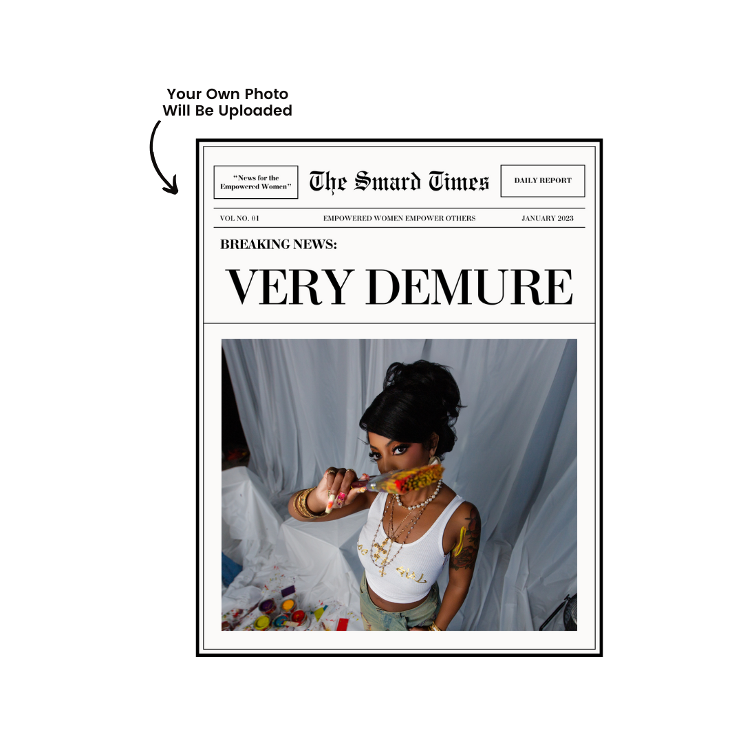 VERY DEMURE - Create Custom Poster For Home Or Office