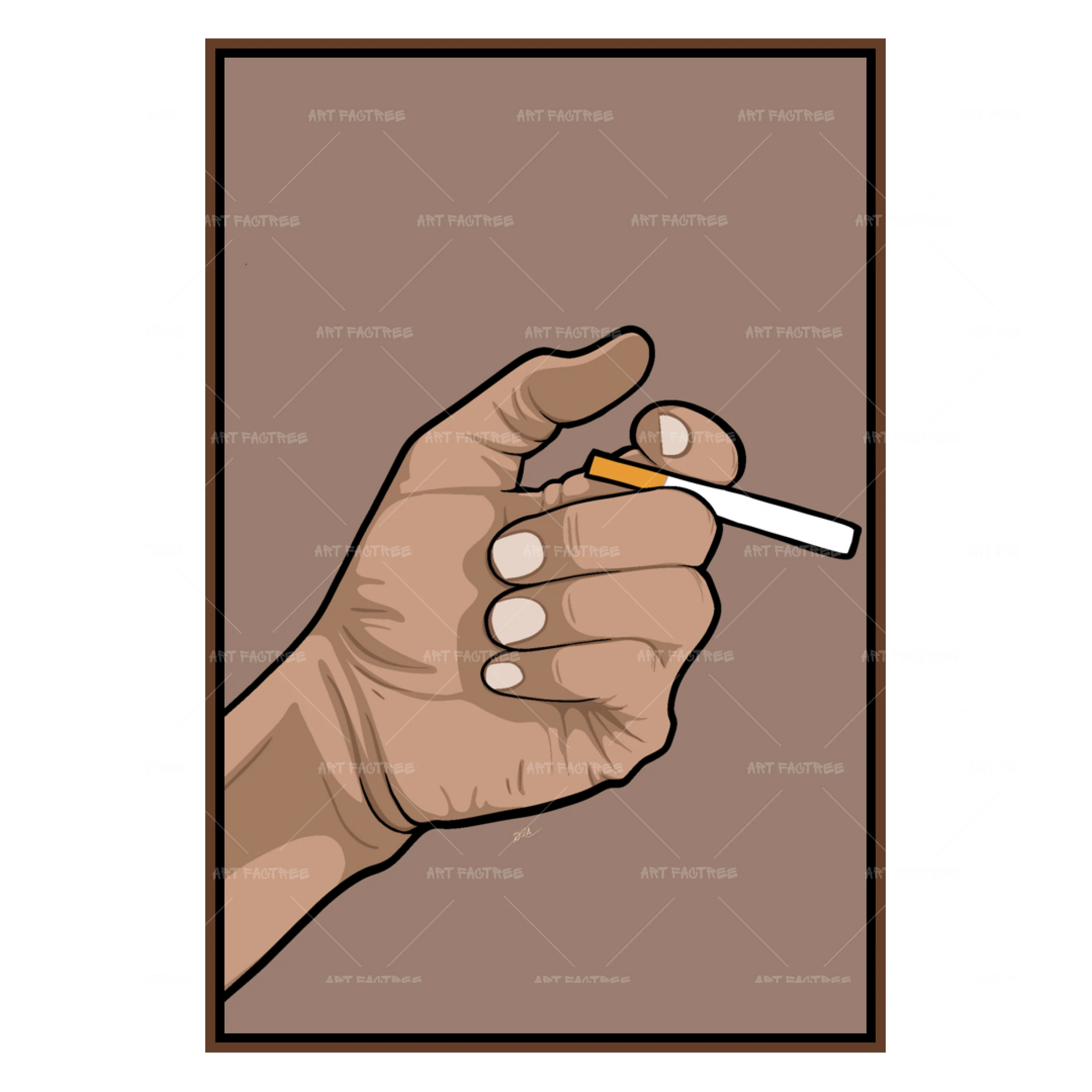 Smoke Break I exclusive at SmardArt